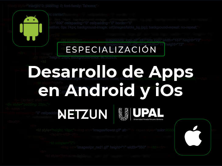 Especialización en Desarrollo de Apps en Android y iOs | Netzun